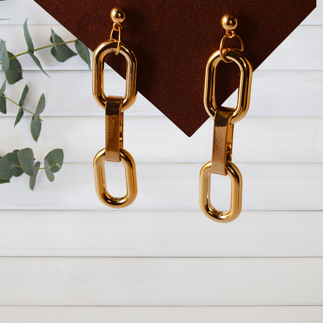 LINKED LOOP EARRINGS – PRACHTIG JEWELLS